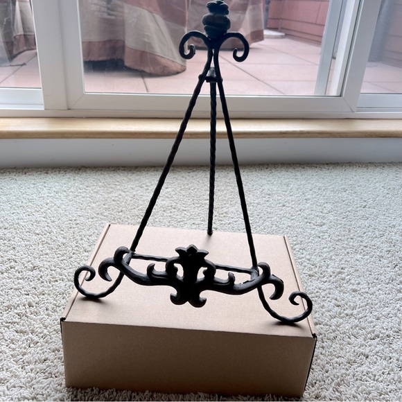 Accents | Cast Wrought Iron Easel Book Display Sheet Music Stand Recipe ...